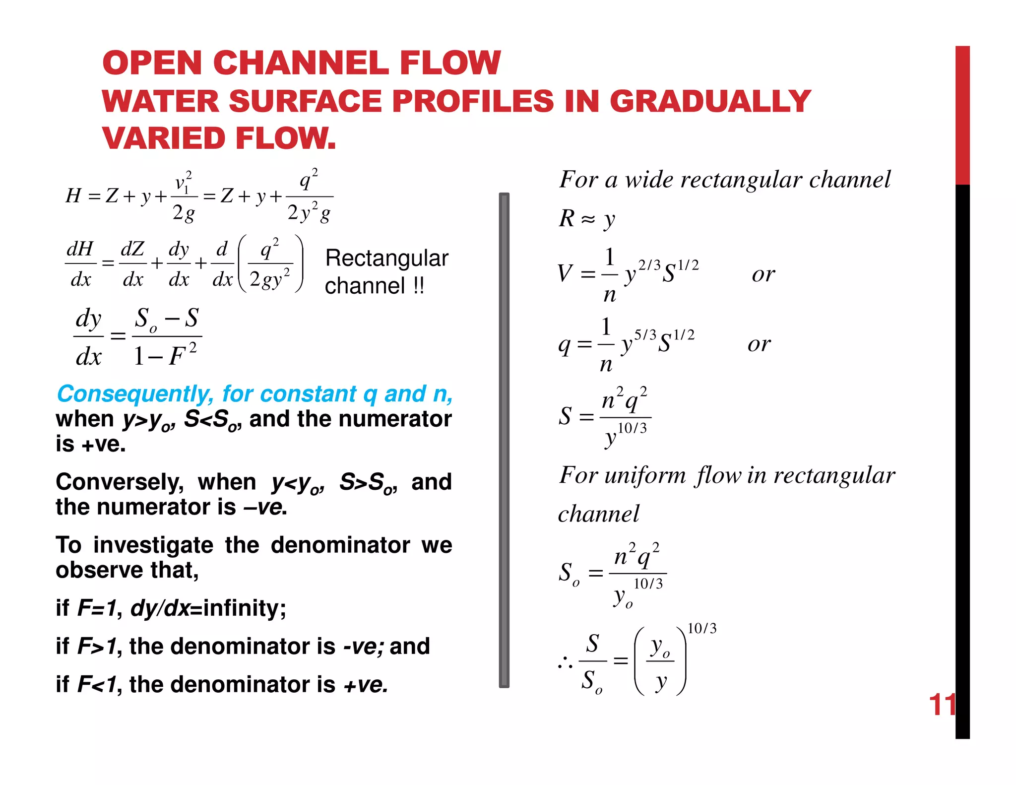 Chapter 2 open channel hydraulics | PDF