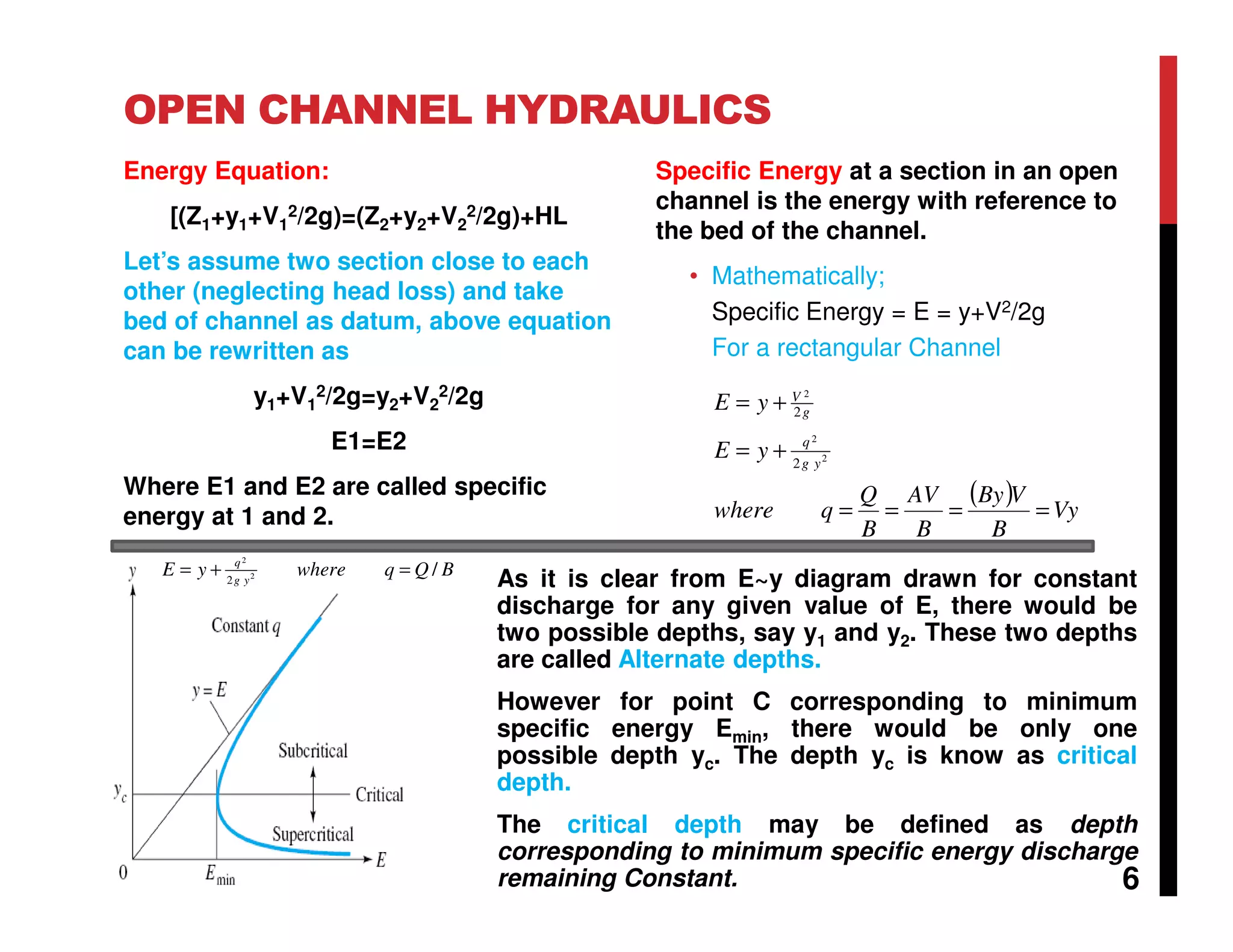 Chapter 2 open channel hydraulics | PDF
