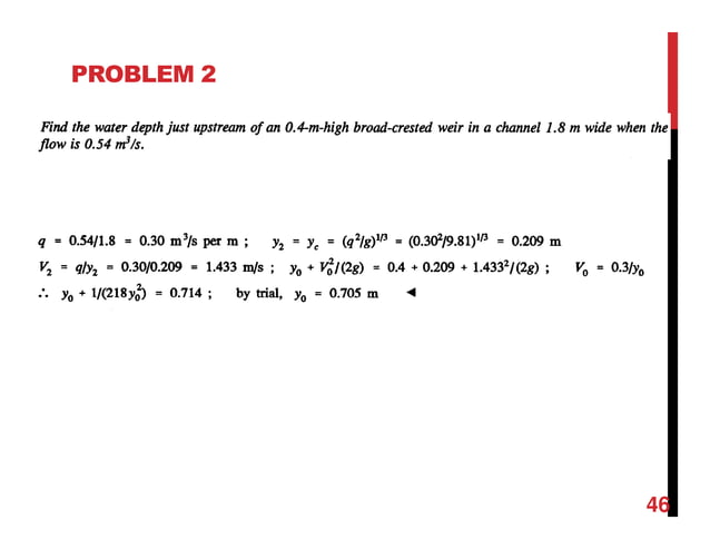Chapter 2 open channel hydraulics | PDF