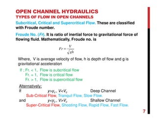 Chapter 2 open channel hydraulics | PDF