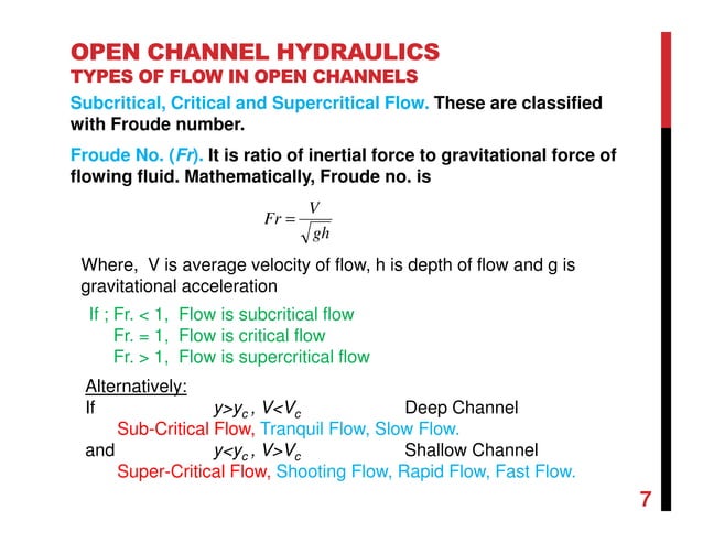Chapter 2 open channel hydraulics | PDF