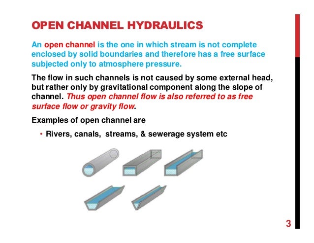 Chapter 2 open channel hydraulics