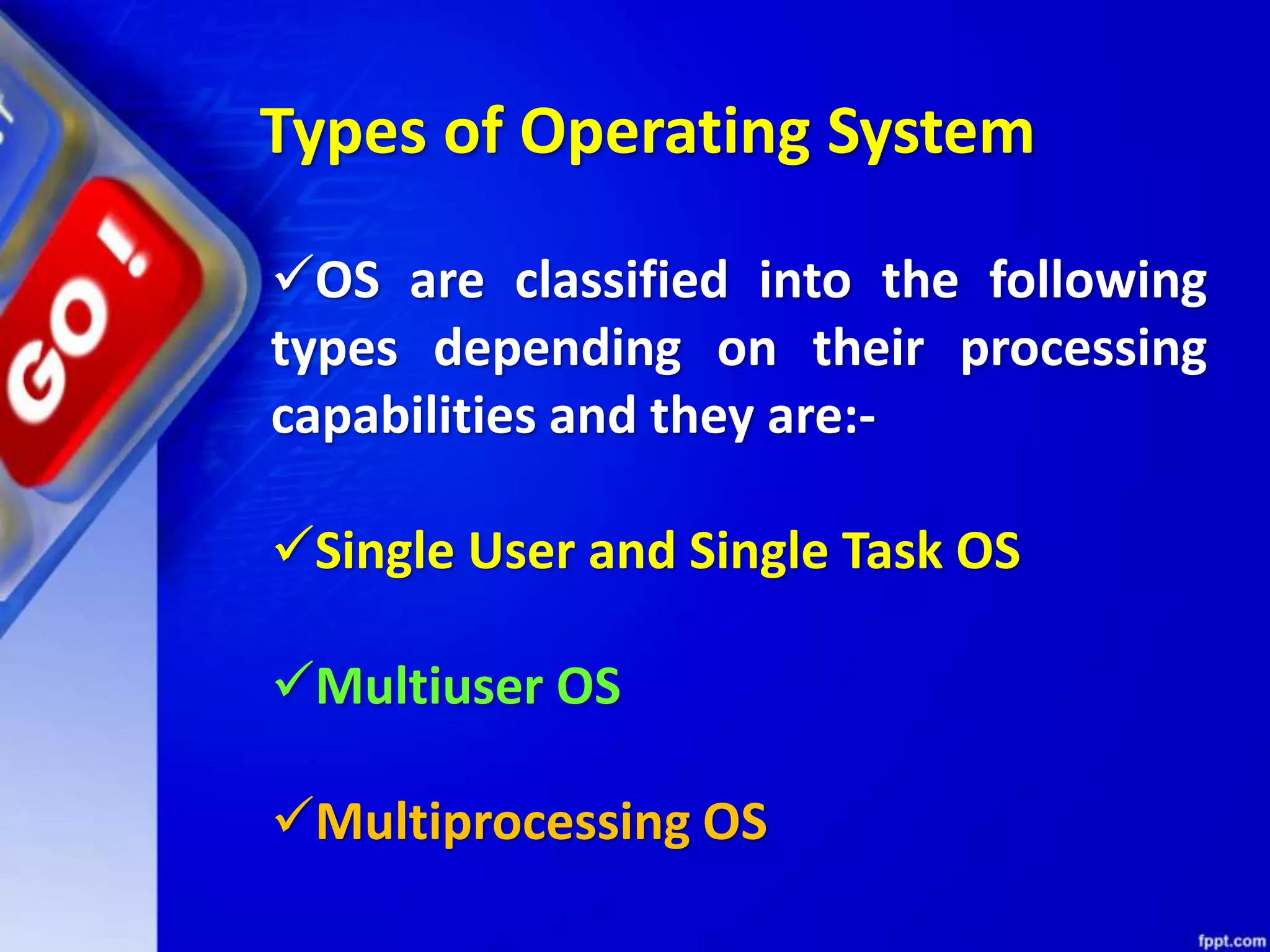 Chapter 2 operating systems | PPTX