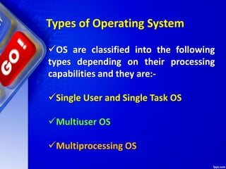 Chapter 2 operating systems | PPTX