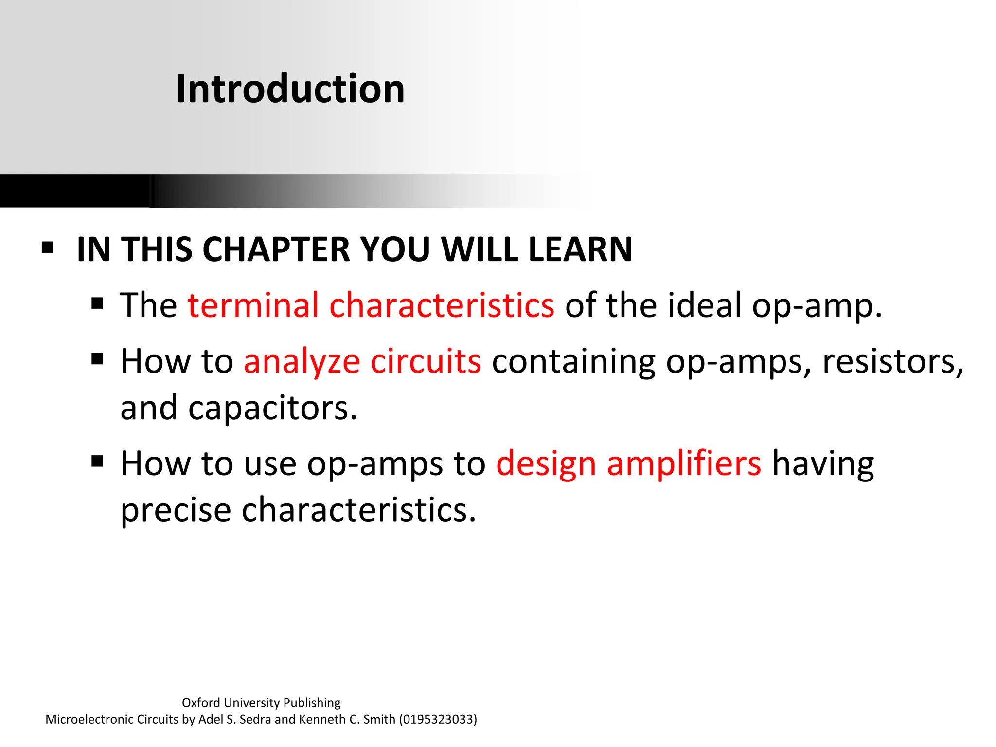 Chapter 2 Operational Amplifier.pptx