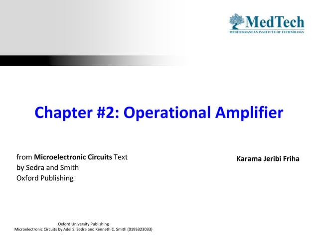 Chapter 2 Operational Amplifier.pptx | Consumer Electronics | Technology & Computing
