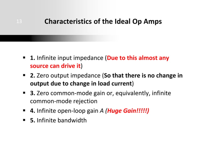 Chapter 2 Operational Amplifier.pptx | Consumer Electronics | Technology & Computing