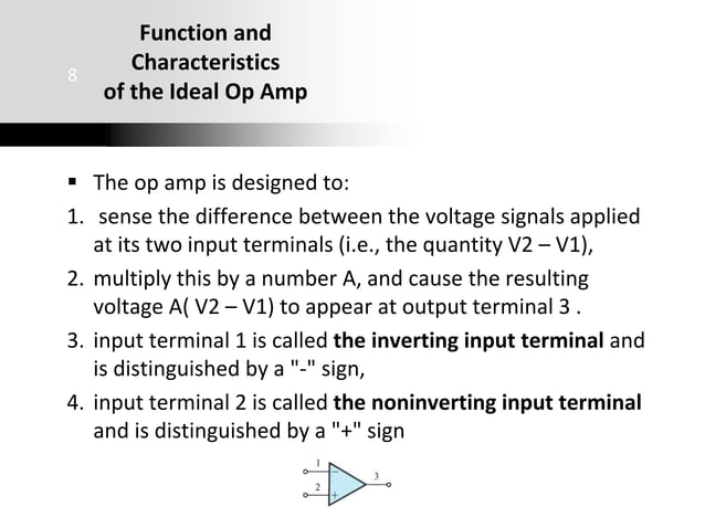 Chapter 2 Operational Amplifier.pptx | Consumer Electronics | Technology & Computing