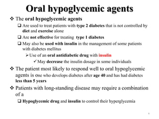 Chapter 2 Oral Hypoglycemic Agents (1).pptx