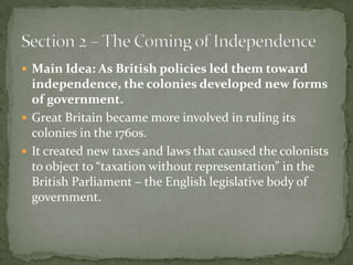 Chapter 2 – origins of american government | PPTX