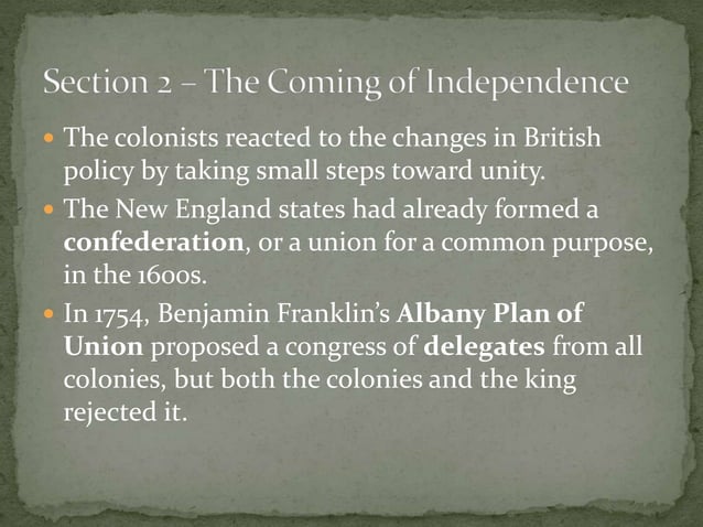 Chapter 2 – origins of american government | PPT