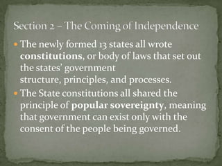 Chapter 2 – Origins of American Government | PPTX