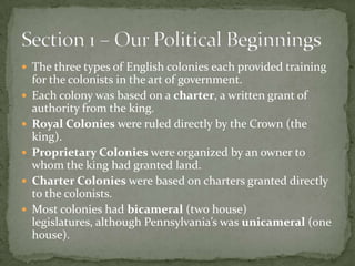 Chapter 2 – Origins of American Government | PPTX