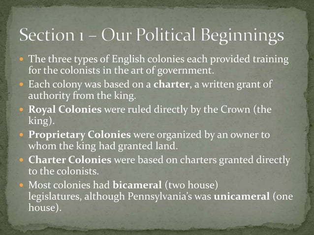 Chapter 2 – Origins of American Government | PPTX