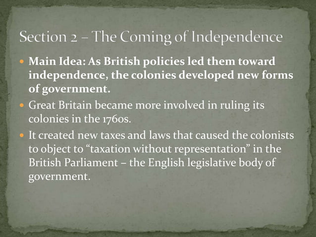 Chapter 2 – Origins of American Government | PPTX