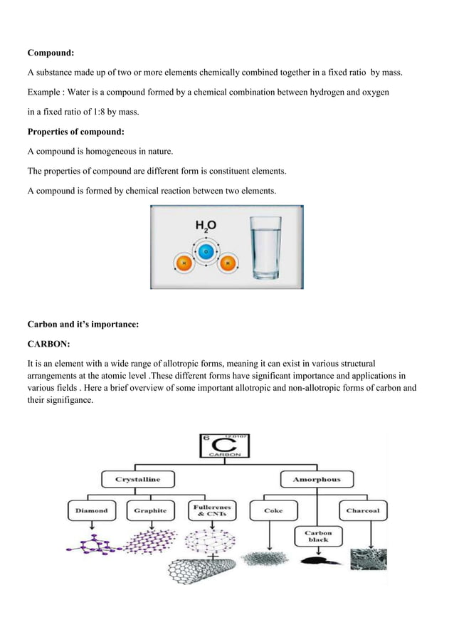 Our Life and Chemistry Chp-2 General Science 9th 10th | DOCX | Chemistry | Science