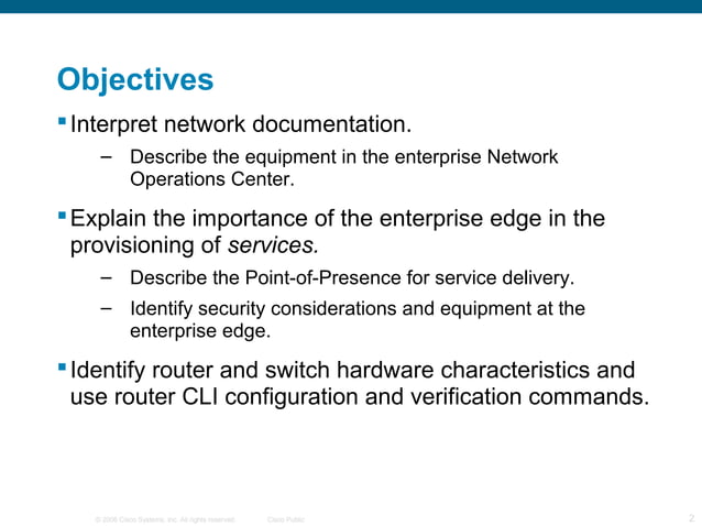 CCNA Discovery 3 - Chapter 2 | PPT