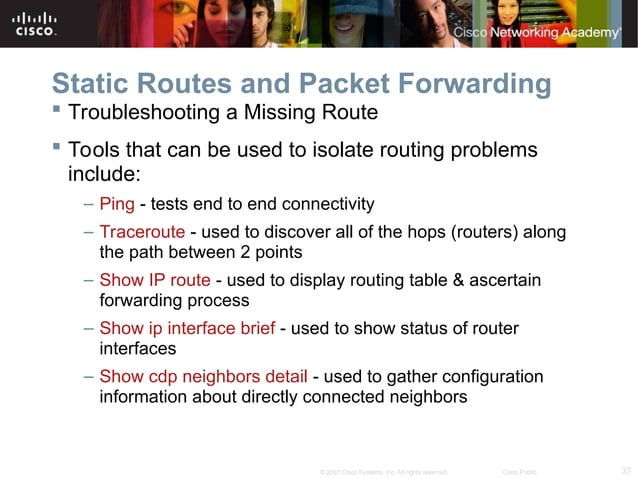 Routing Protocols and Concepts – Chapter 2 | PPT