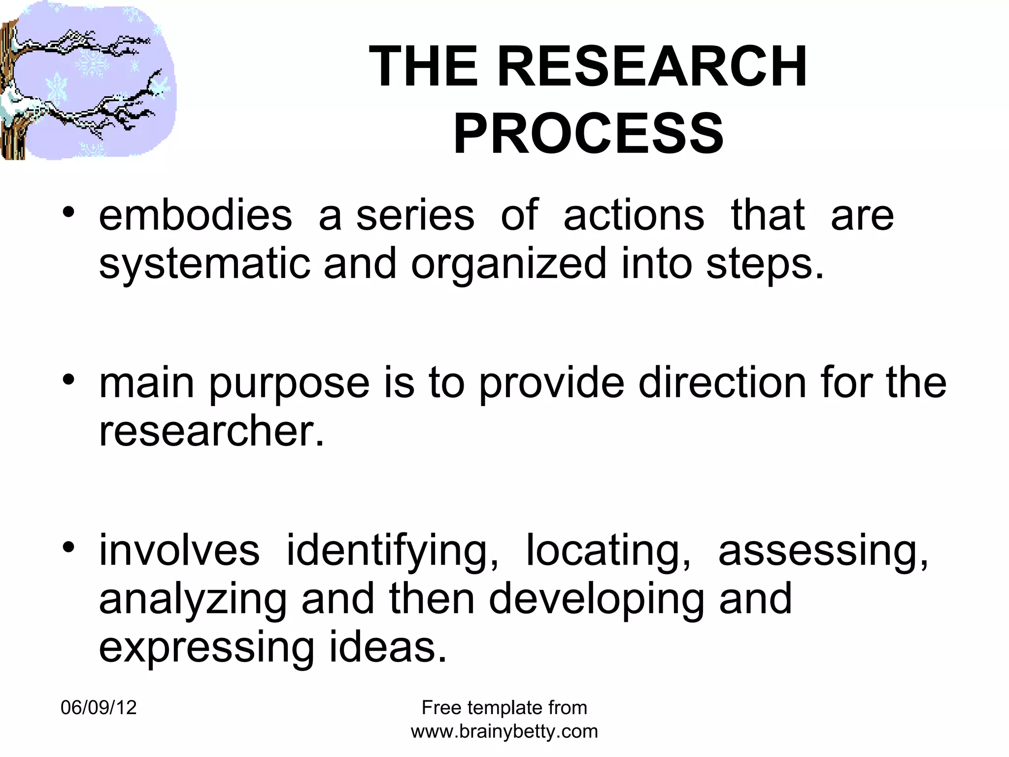 Chapter 2-OVERVIEW OF RESEARCH PROCESS | PPT