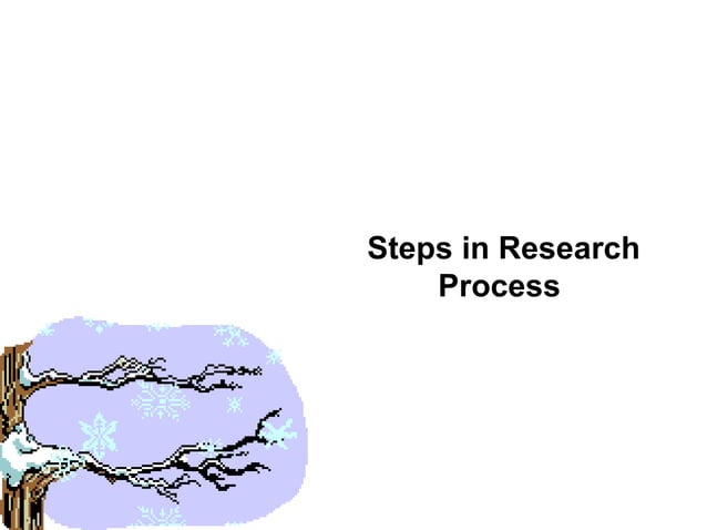 Chapter 2-OVERVIEW OF RESEARCH PROCESS | PPT