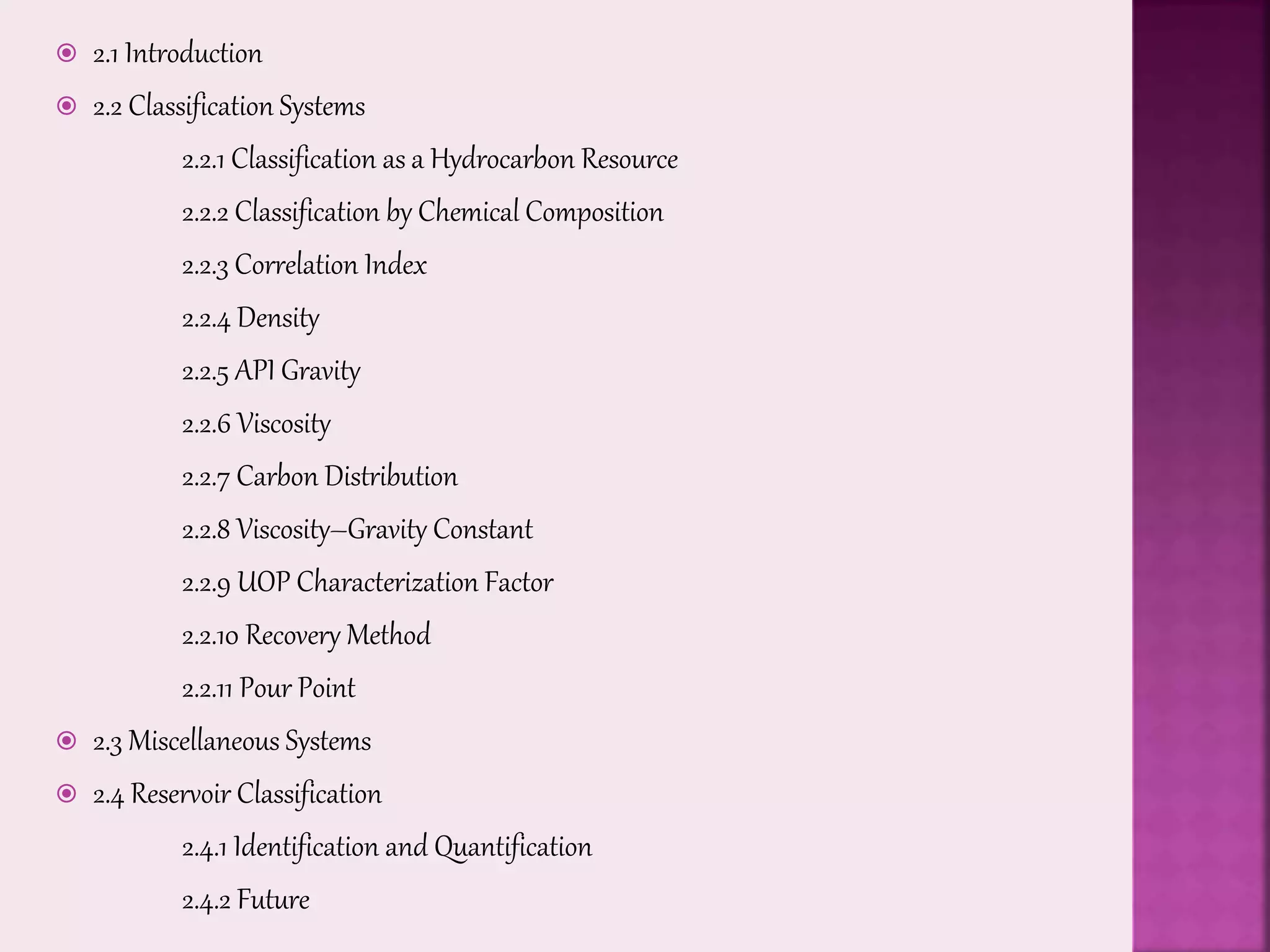 Classifications of Crude Oil | PPTX