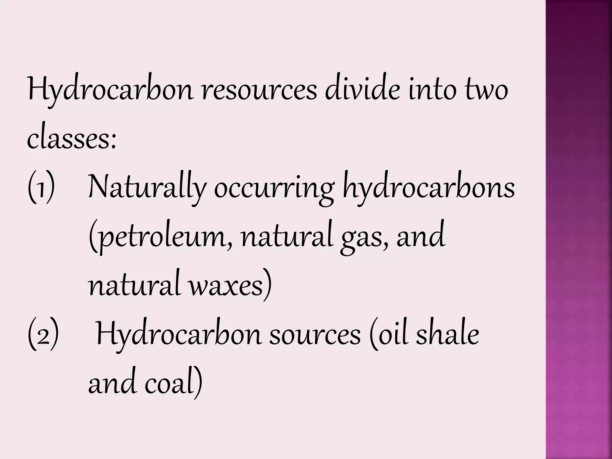 Classifications of Crude Oil | PPTX