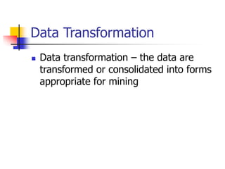 Chapter 2 Data Preprocessing part3.ppt | Databases | Computer Software ...