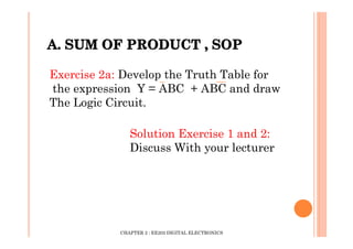 Chapter 2 part b boolean soppos | PPT