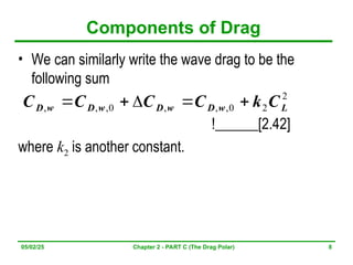 Drag Polar of an aircraft anderson chapter 2.ppt