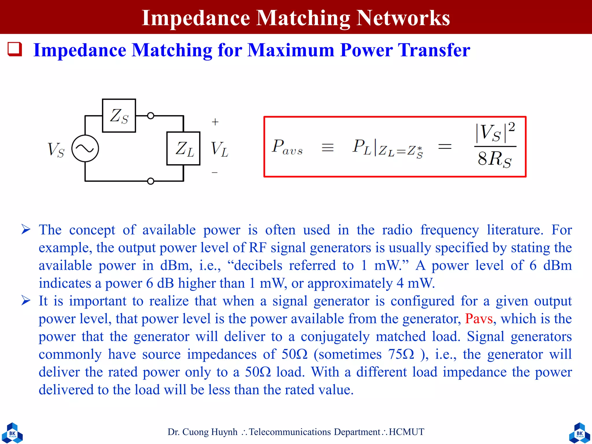 Chapter 2 passive components, resonators and impedance matching | PDF