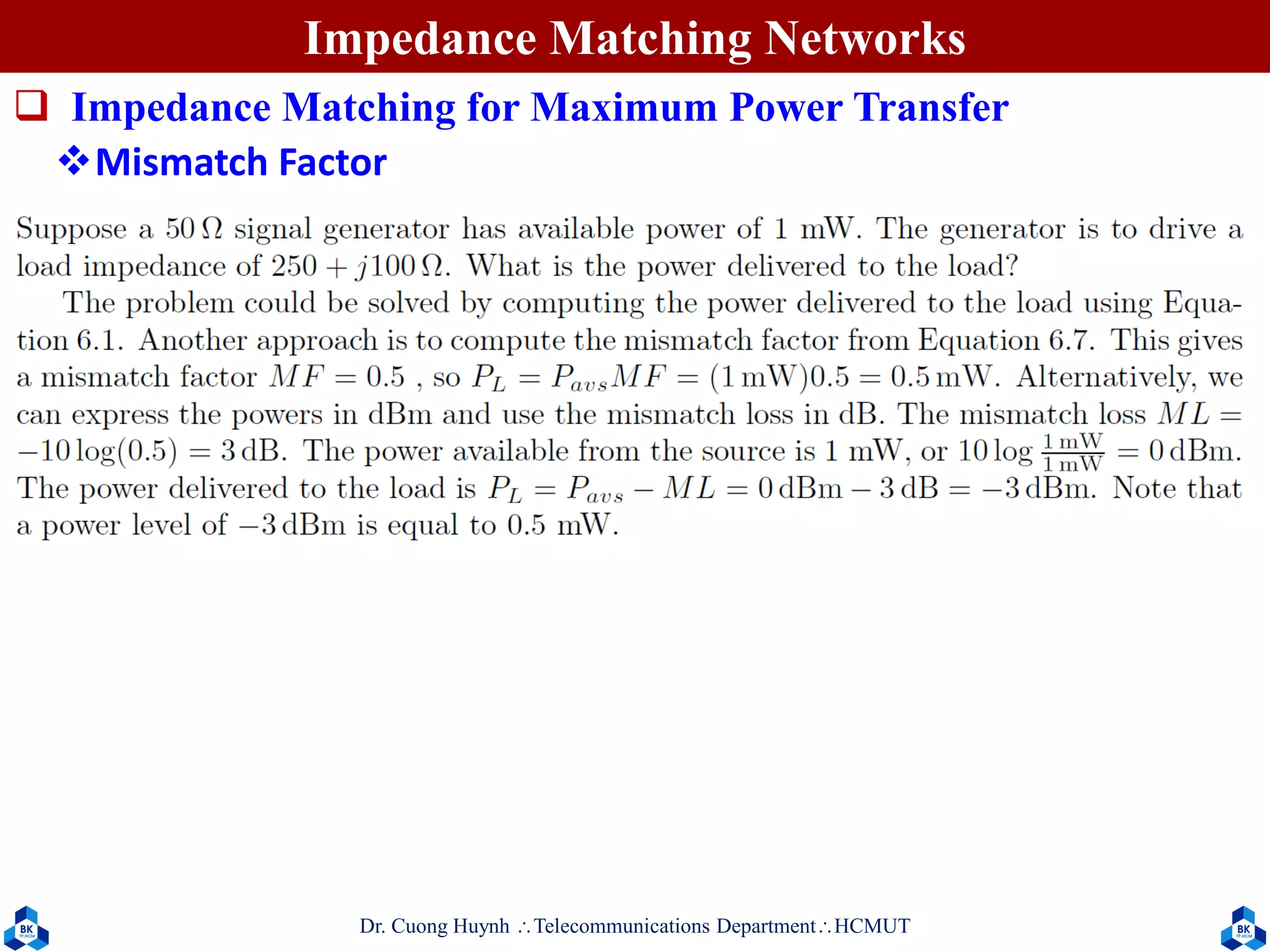 Chapter 2 passive components, resonators and impedance matching | PDF