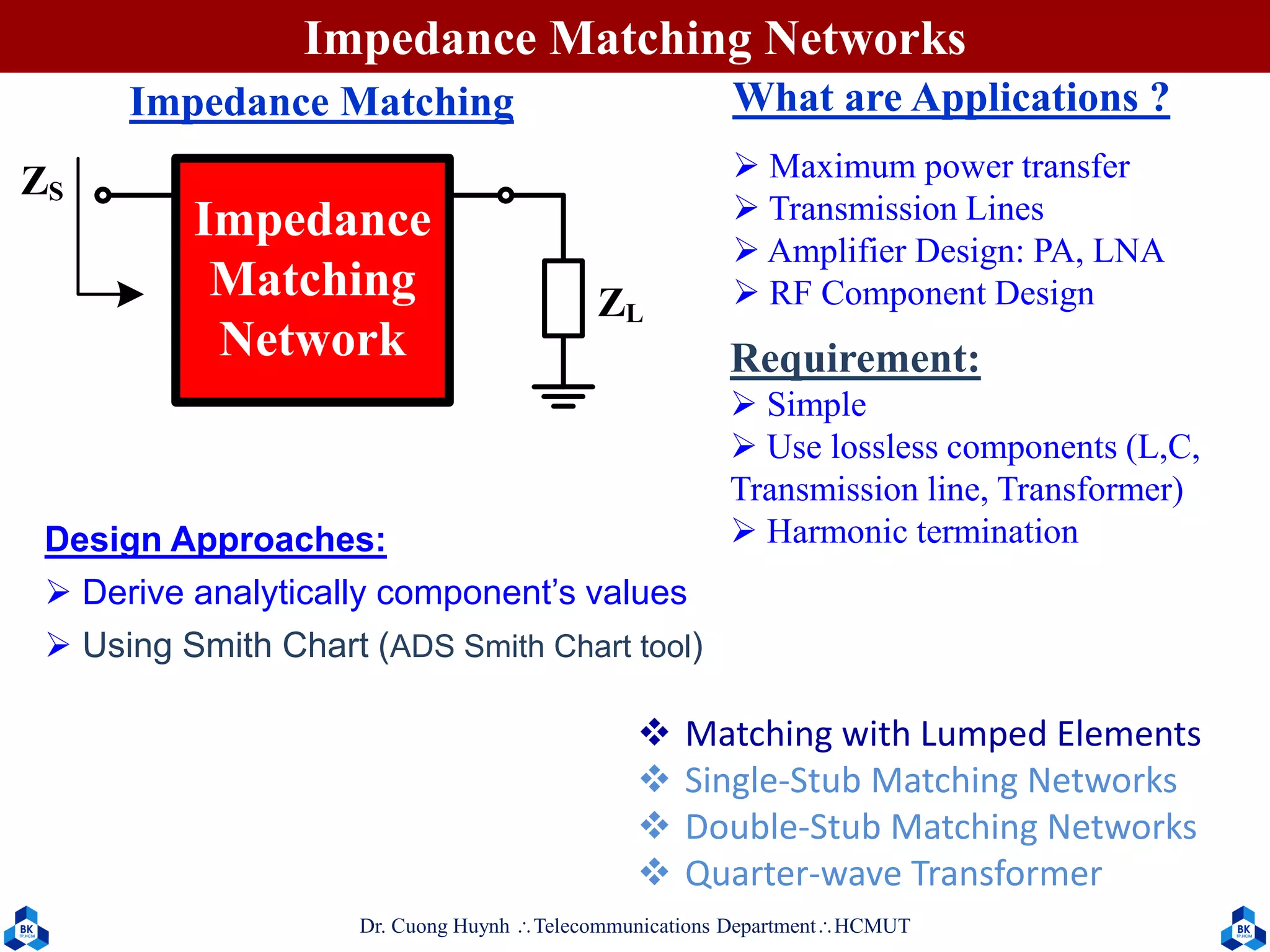 Chapter 2 passive components, resonators and impedance matching | PDF