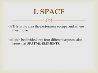 Physical Education Grade 12 HUMMS - Elements of Dance | PPTX