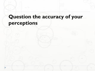 Chapter 2 (perception of others) | PPT