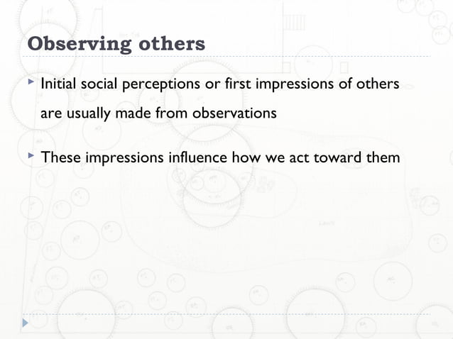 Chapter 2 (perception of others) | PPT