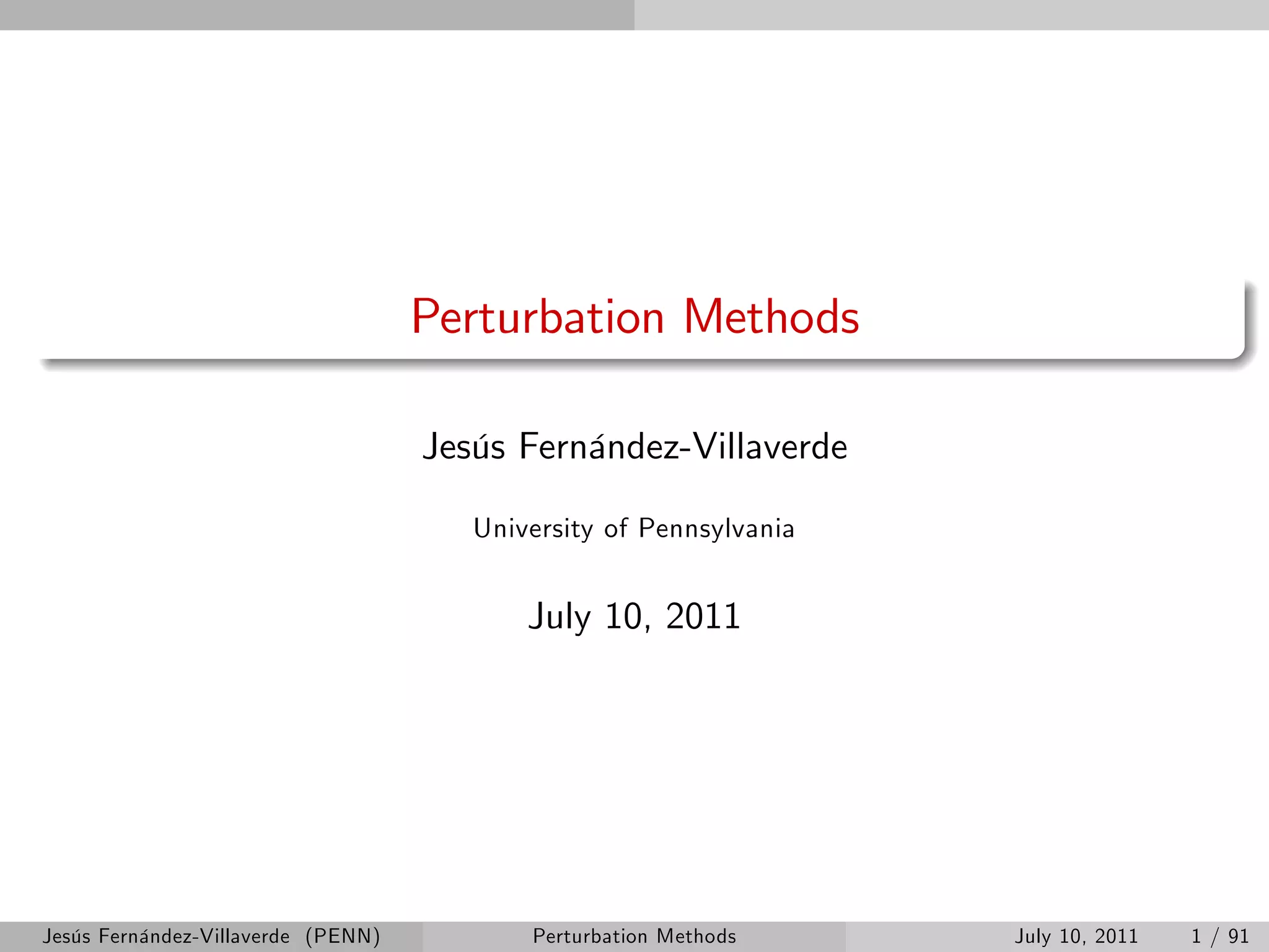 Chapter 2 pertubation | PDF
