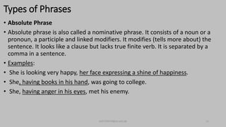 Chapter 2 phrase, clause and sentence structure | PPTX