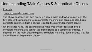 Chapter 2 phrase, clause and sentence structure | PPTX