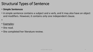 Chapter 2 phrase, clause and sentence structure | PPTX