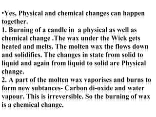 Chapter 2 physical and chemical change | PPTX