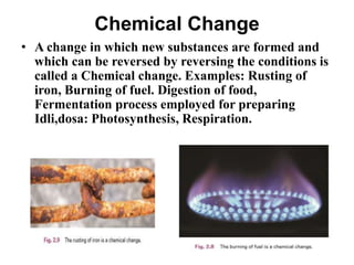 Chapter 2 physical and chemical change | PPT