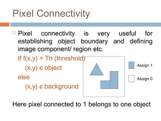 Chapter 2 Image Processing: Pixel Relation | PPT