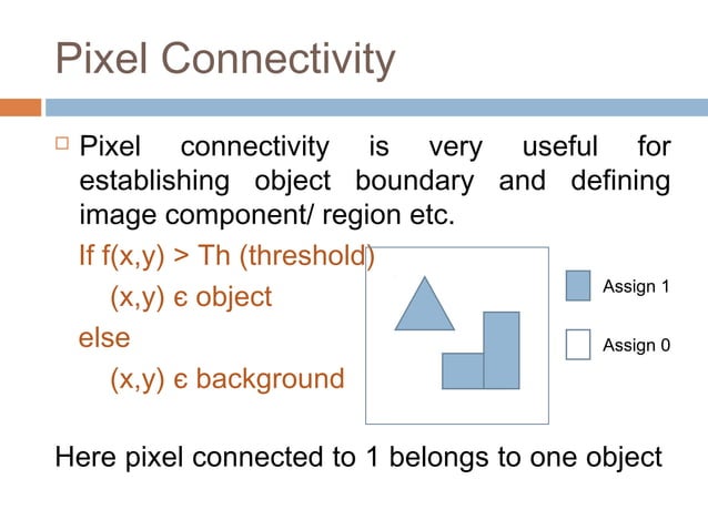 Chapter 2 Image Processing Pixel Relation Ppt Physics Science