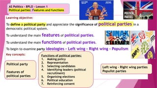 Comprehensive Overview of UK Political Parties and Core Political Ideas ...