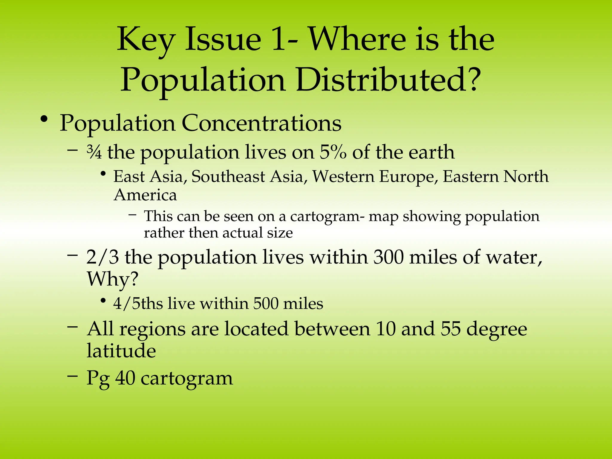Chapter 2 Popaaaaaaaaaaaaulation human geo.ppt | Agriculture | Industries