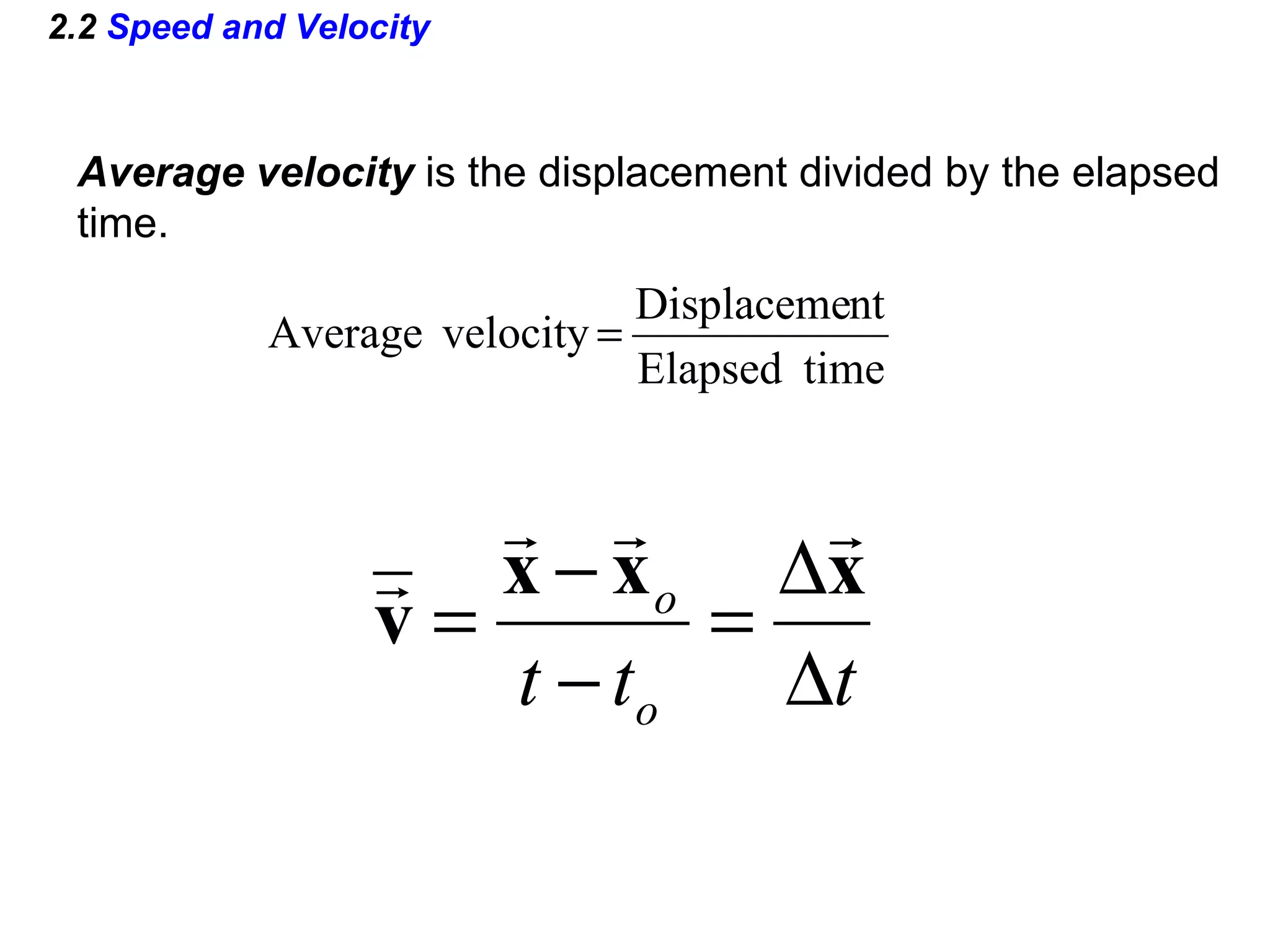 AP Physics - Chapter 2 Powerpoint | PPT
