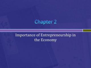 Entrepreneurship -- Chapter 2 PowerPoint | PPTX