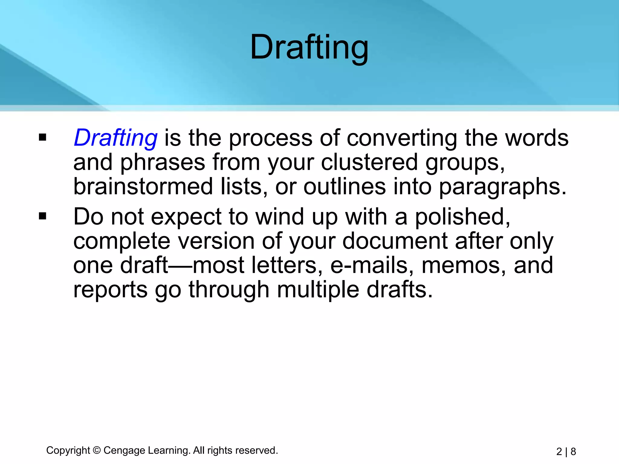 Chapter 2: The Writing Process at Work (Kolin's Successful Writing at ...