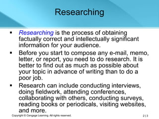 Chapter 2: The Writing Process at Work (Kolin's Successful Writing at ...