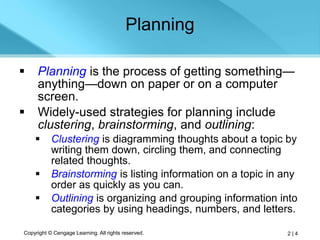 Chapter 2: The Writing Process at Work (Kolin's Successful Writing at ...